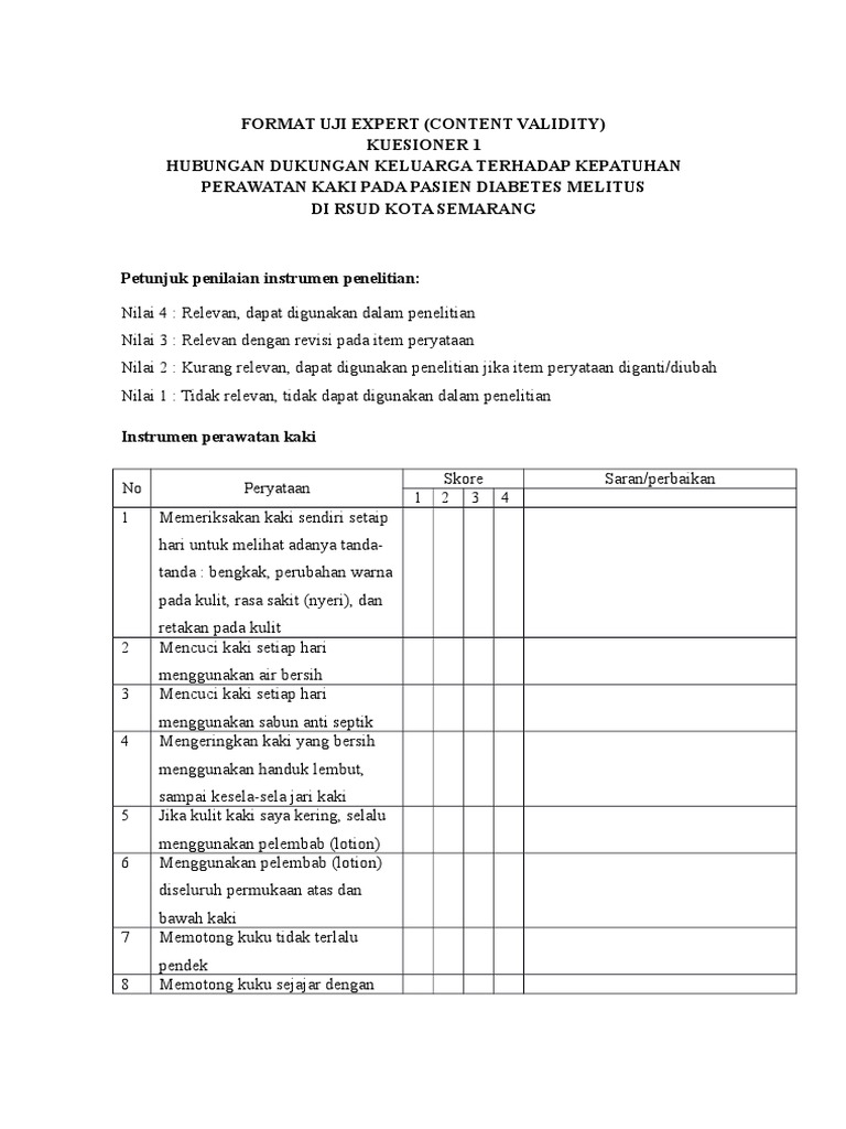 Format Uji Expert | PDF