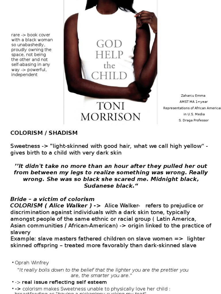 GOD Help The Child | PDF | Beauty | Woman