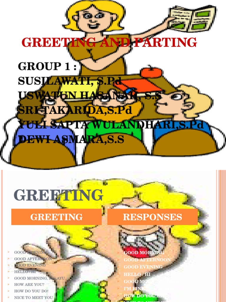 Greeting and Parting | PDF