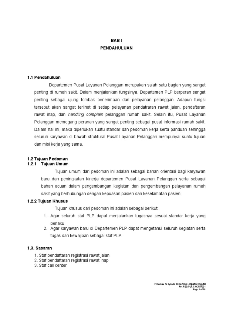 Pedoman PLP Fix | PDF | Pengelolaan Keuangan & Uang
