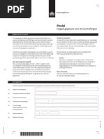 Engels Invulformulier Loonheffingen Verklaring Ingevuld | PDF