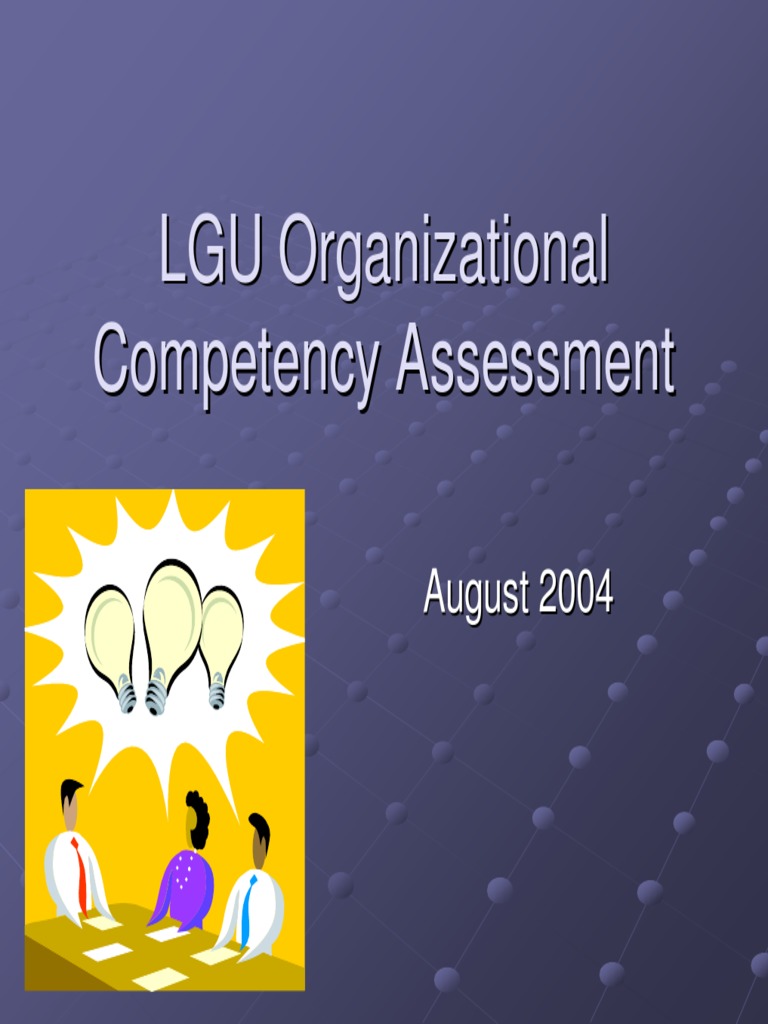 SCALOG (LGU Competency Framework) | PDF | Capacity Building ...