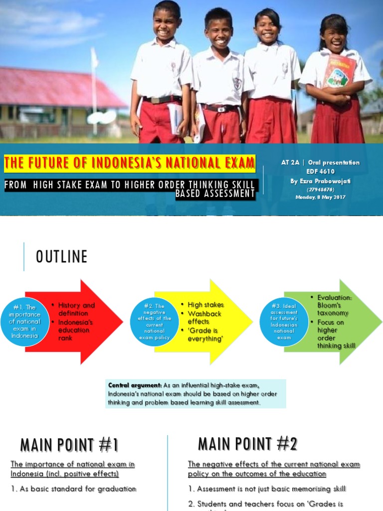 The Future of Indonesia's National Exam - 2nd Revision | PDF | Test ...