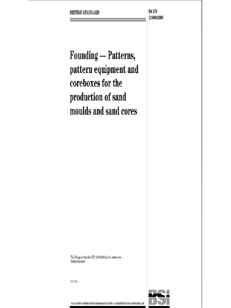 BS en 12890 Patterns | PDF