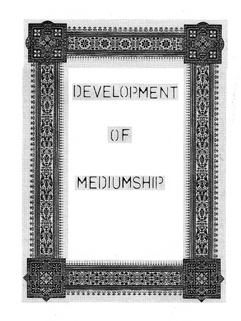Willis, Courtney - 'Development of Mediumship' PDF | PDF
