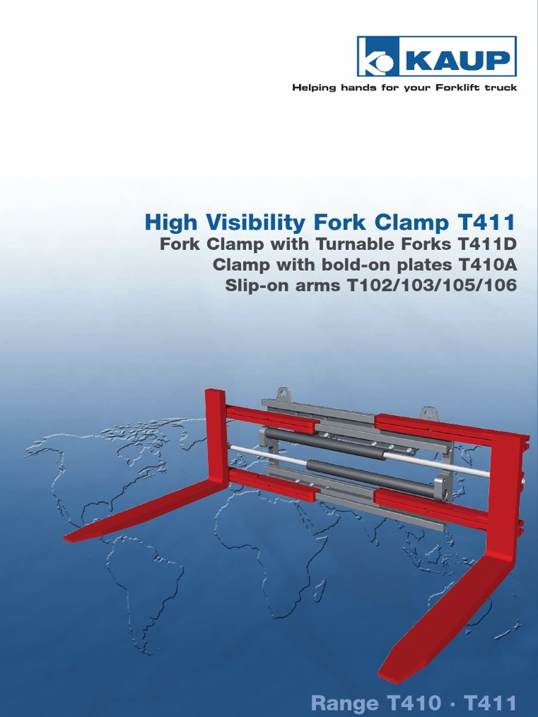 Kaup T411 T411D EN | PDF | Valve | Forklift