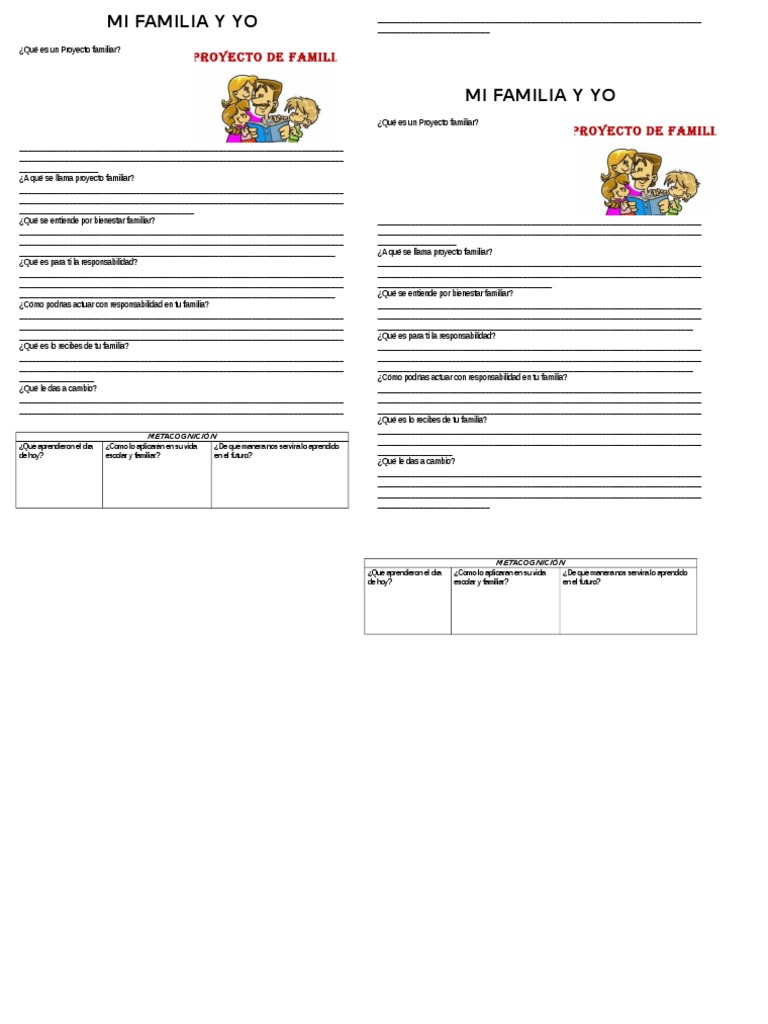 Mi Familia y Yo | PDF