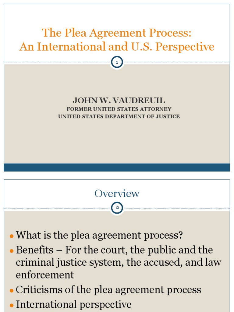 Plea Agreement Process | PDF | Plea Bargain | Plea