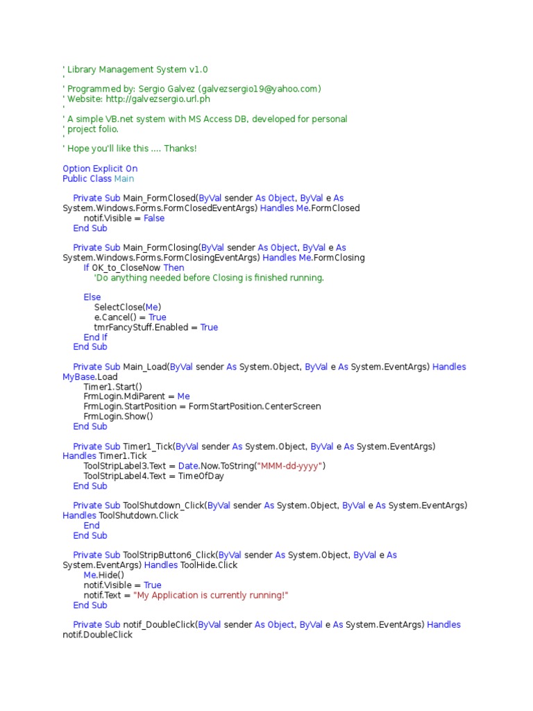Library Management System v1 | PDF