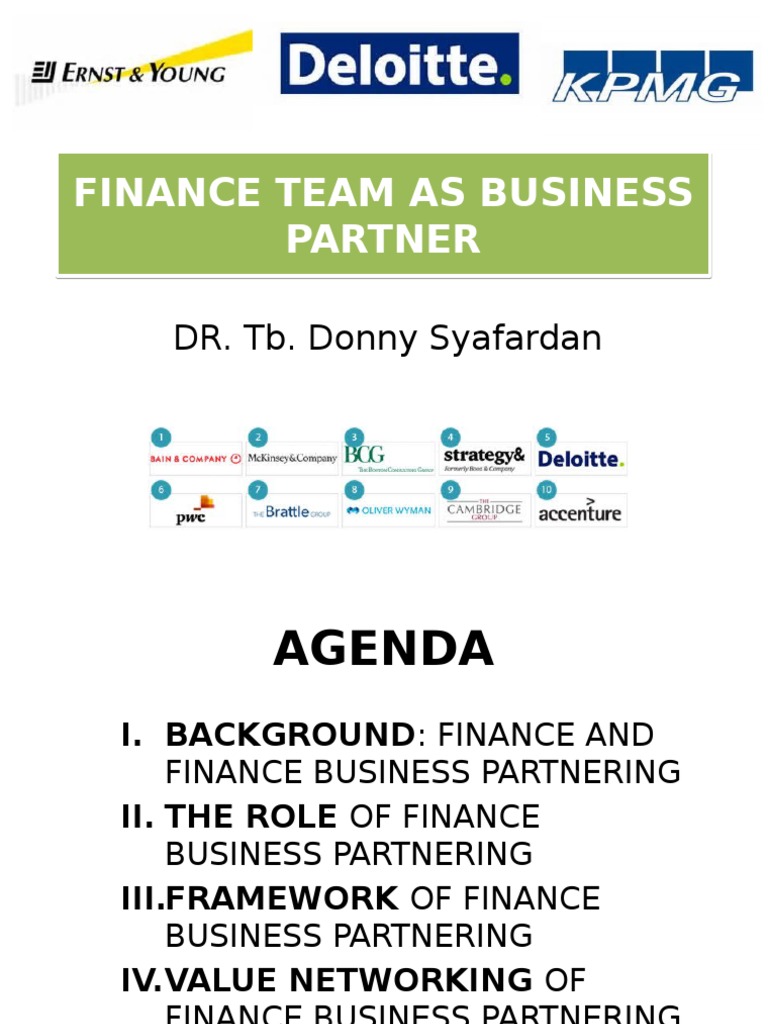 Finance Business Partnering Insights | PDF | Chief Financial Officer ...