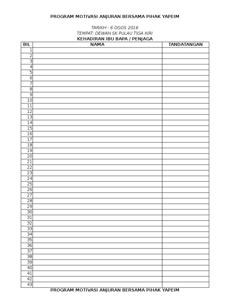 Program Motivasi | PDF