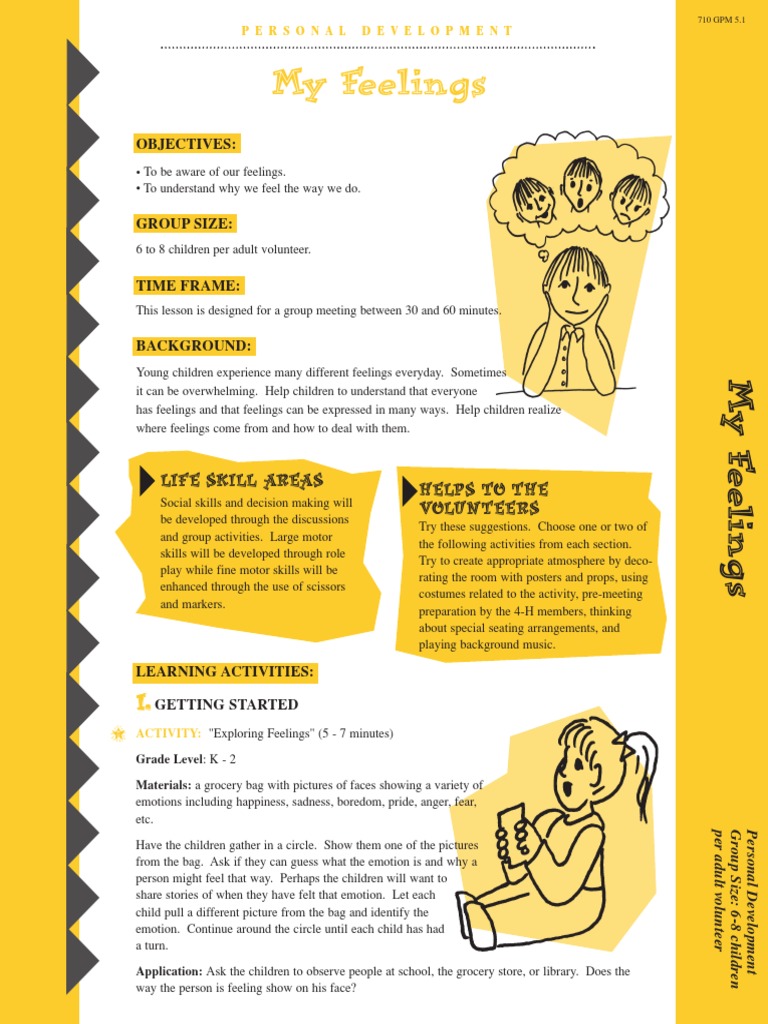 Feelings PDF | PDF | Feeling | Emotions