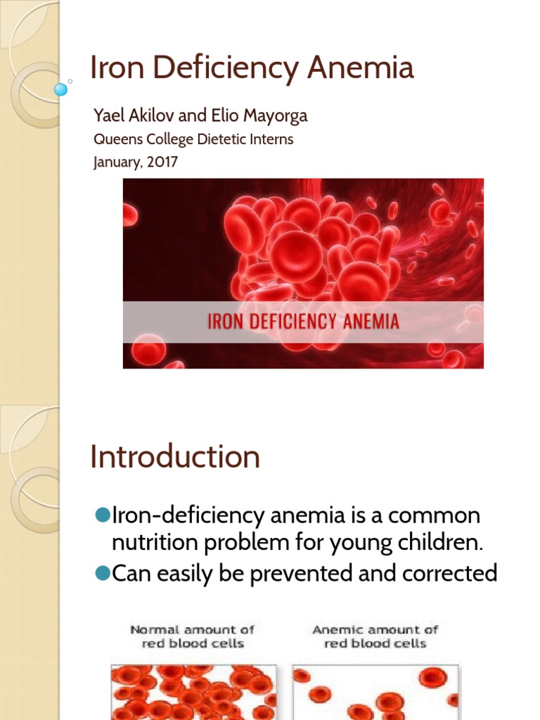 iron deficiency anemia ppt | Iron | Anemia