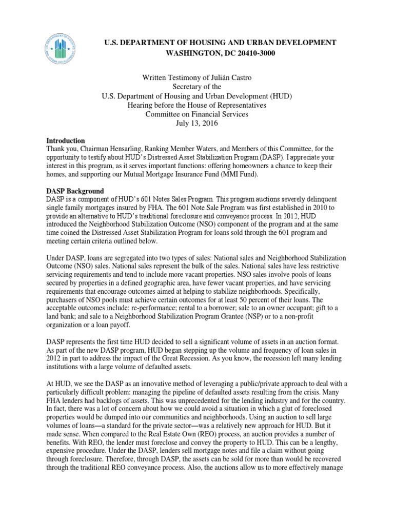 Hud 2016 | Download Free PDF | United States Department Of Housing And ...