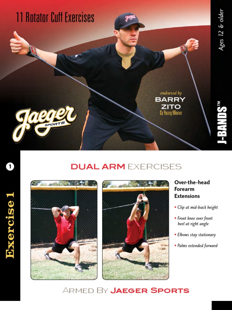 Jaeger J Band Cuff Excercises | PDF | Anatomical Terms Of Motion | Shoulder