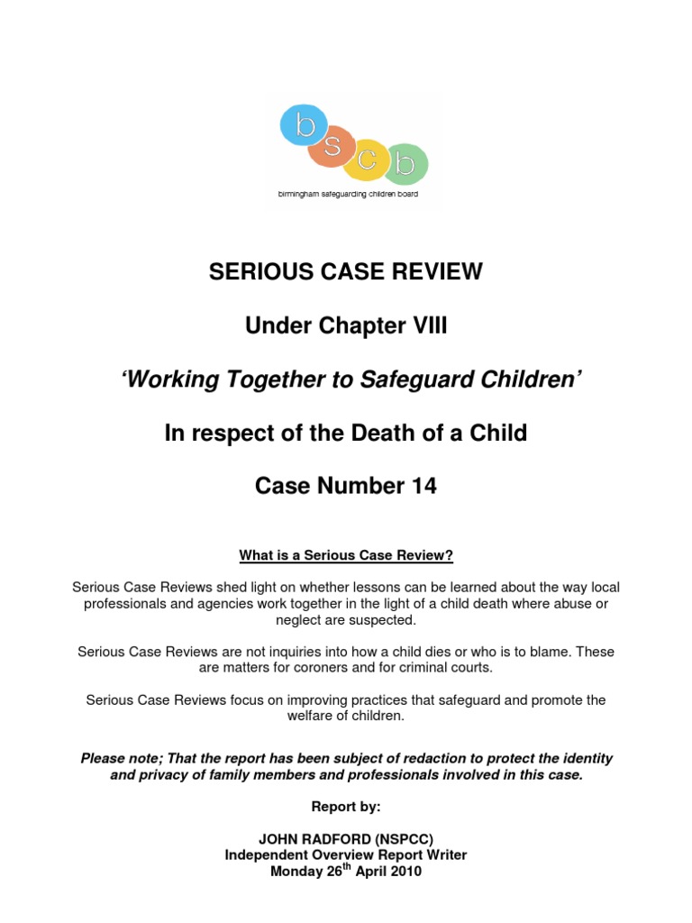 Serious Case Review Khyra Ishaq | PDF | Domestic Violence | Family