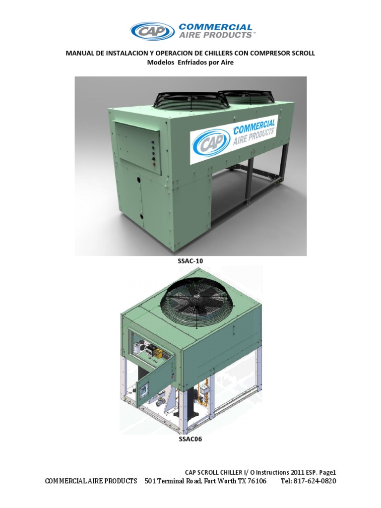 Chillers Con Compresor Scroll