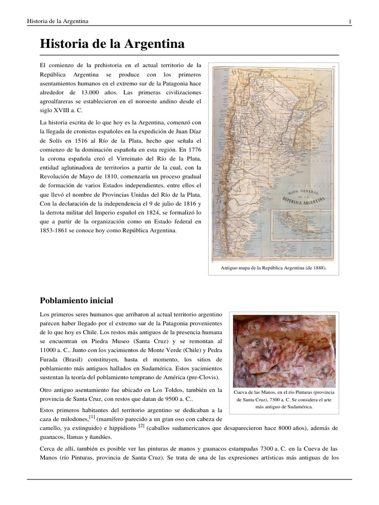 Historia de La Argentina | PDF | Argentina | América del Sur