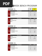 LIIFT4 Weight Progression Tracker 6.10.18 PDF | PDF | Weight Training ...