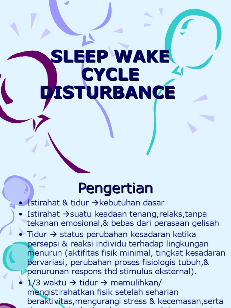 Sleep Wake Cycle | PDF