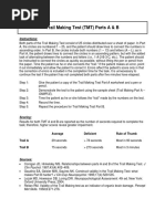 Trail Making Test | PDF | Science & Mathematics | Technology & Engineering