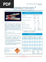 Ficha Técnica de Tronex Plus® | PDF | Material explosivo | Explosión
