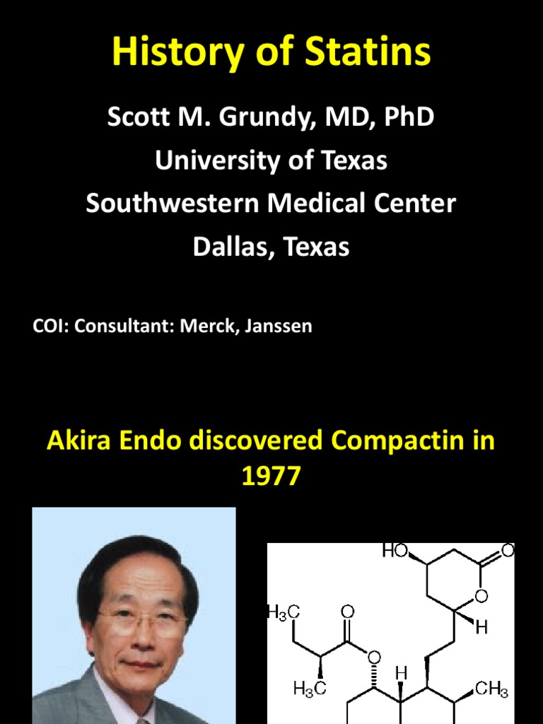 History of statins | Statin | Low Density Lipoprotein