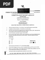 CSEC Additional Mathematics Paper 1 | PDF | Trigonometric Functions ...