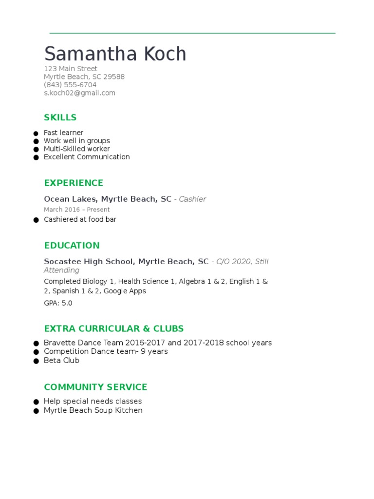 Resume Irl | PDF