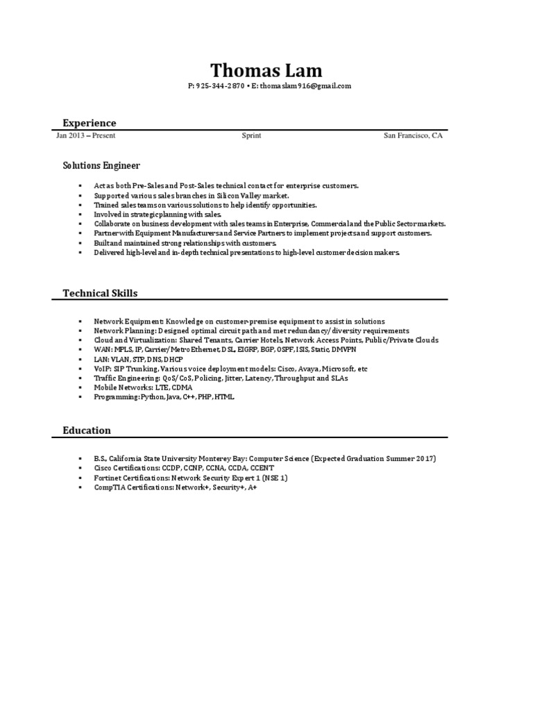 Thomaslam Resume | PDF