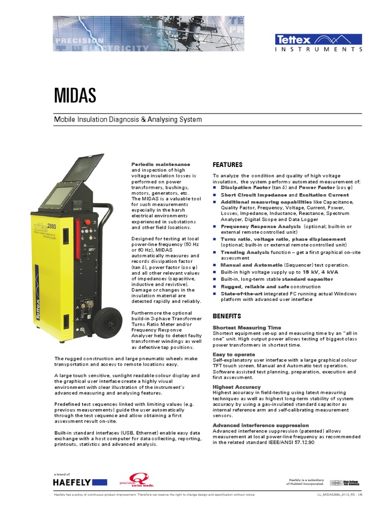 Midas: Mobile Insulation Diagnosis & Analysing System | PDF ...