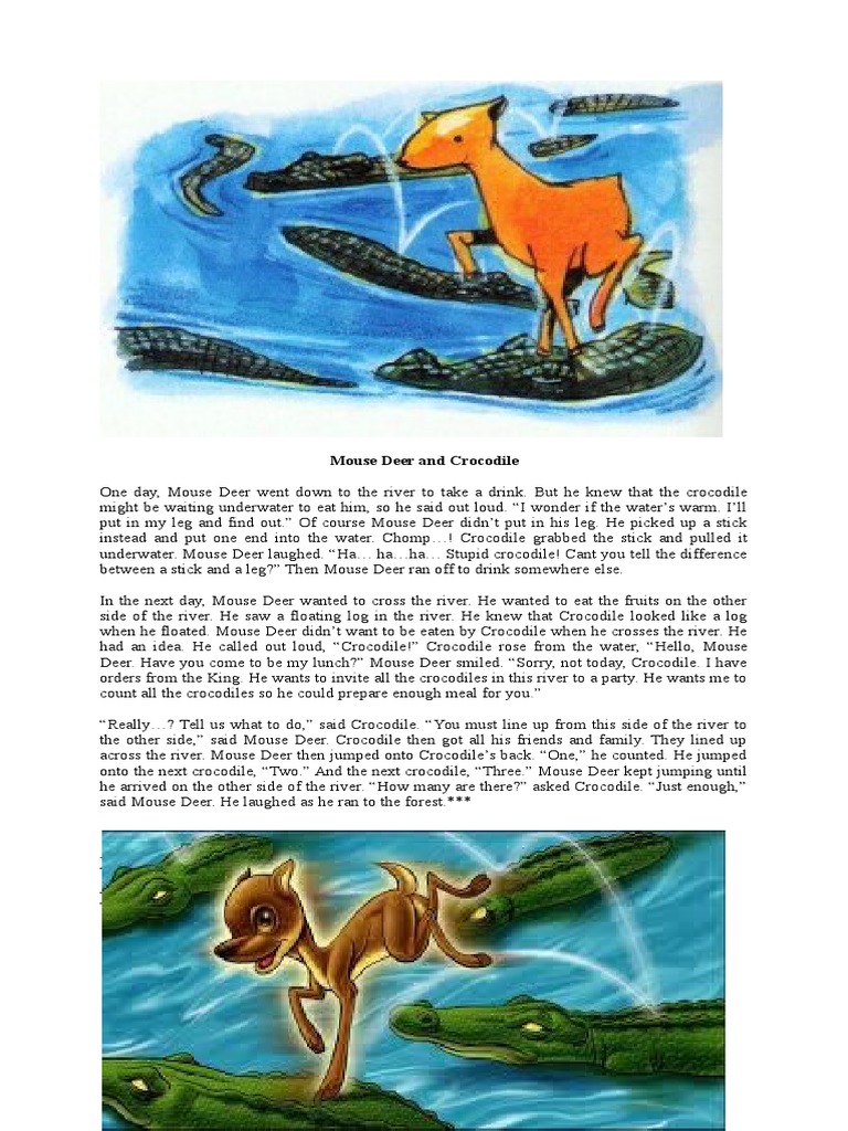Mouse Deer and Crocodile | Lunch | Leisure
