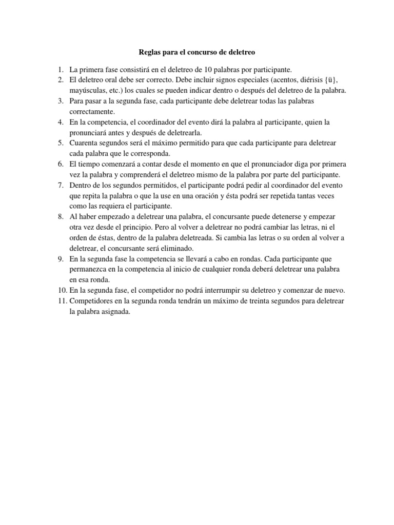 Reglas Deletreo PDF | PDF