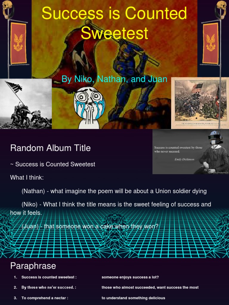 Success Is Counted Sweetest | PDF