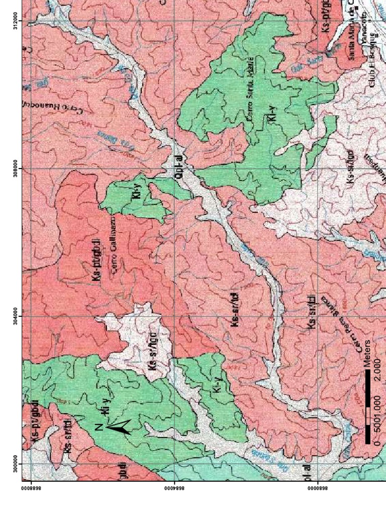 Mapa Geologico de Chosica | PDF
