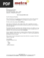 Concentrix Experience Letter | PDF