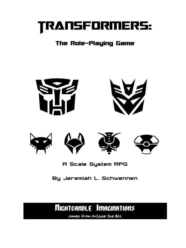 Transformers RPG | PDF | Takara | Fictional Robots