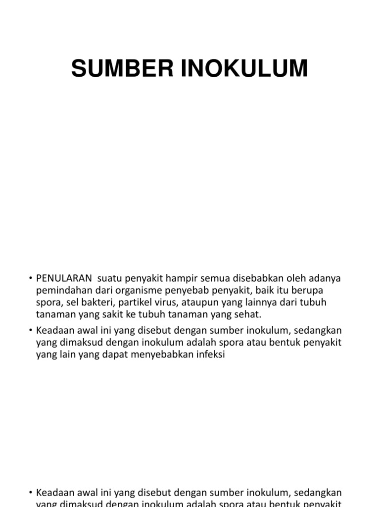 Sumber Inokulum - Pdfsumber Inokulum | PDF | Kesehatan Holistik | Sains ...