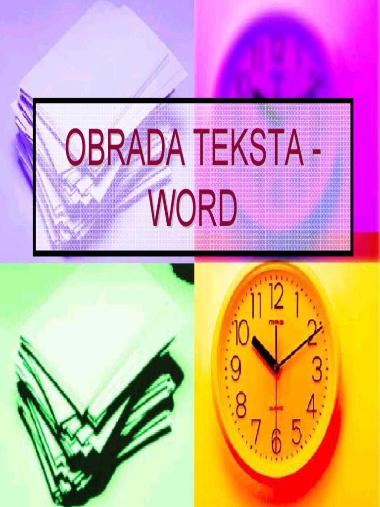Obrada Teksta - Word | PDF