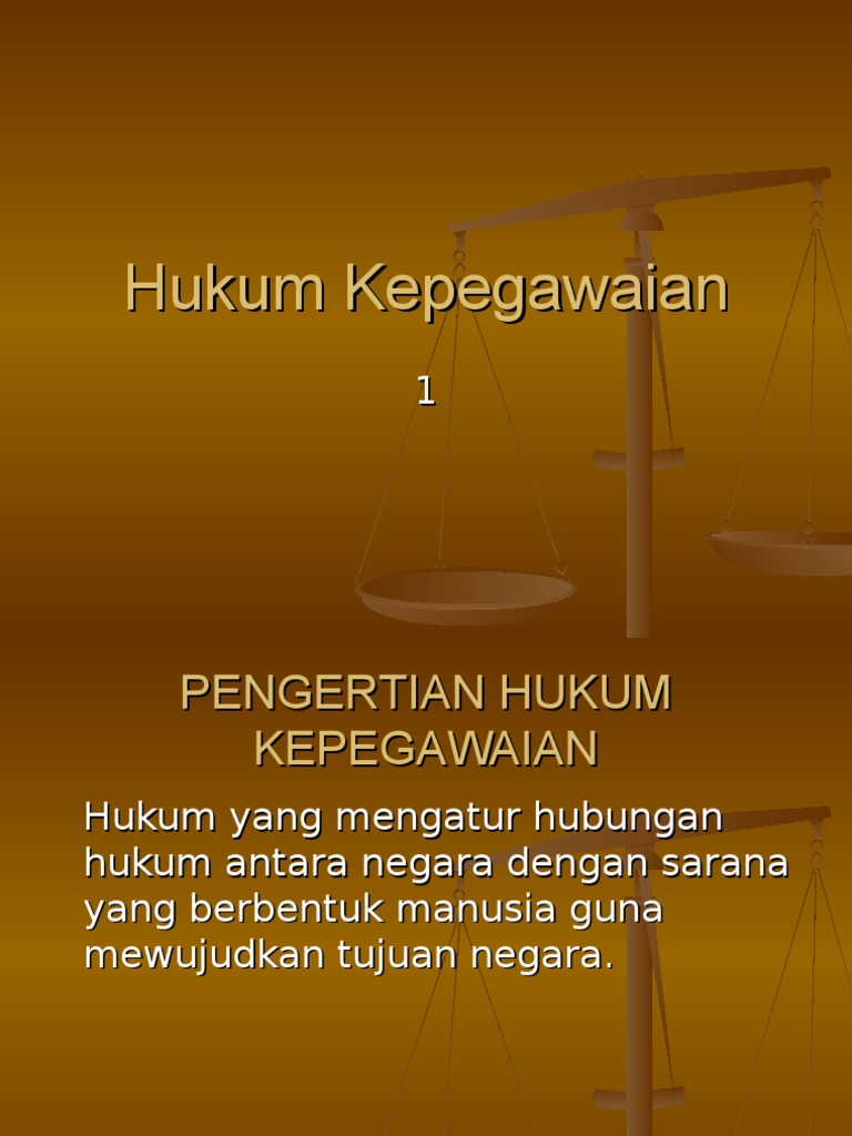 Hukum Kepegawaian | PDF