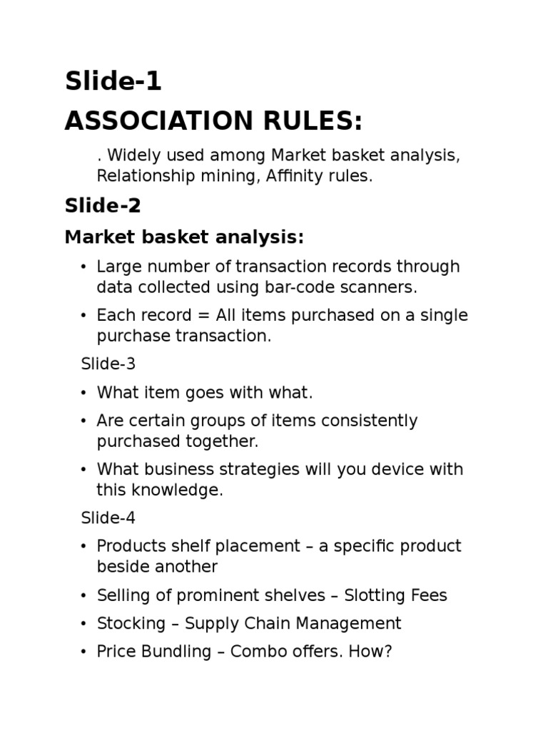 Association Rules | PDF | Hulu | Business