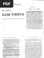 Test de Toulouse Pierón | PDF | Salud y bienestar | Medicina