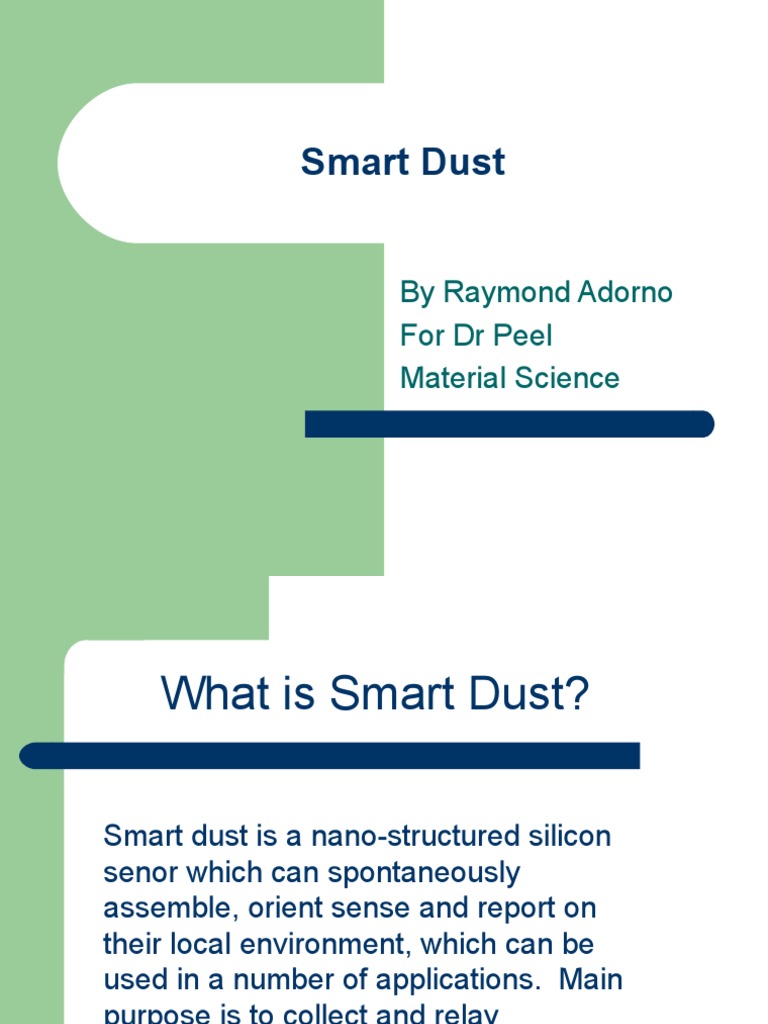 Smart Dust Ray Adorno | PDF