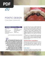 Modified Pontic Design For Ridge Defects | PDF | Dentures | Medical ...
