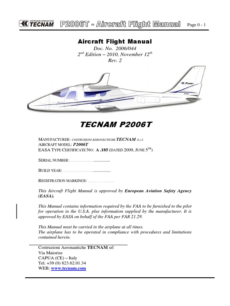 Tecnam P2006T POH | Airspeed | Takeoff