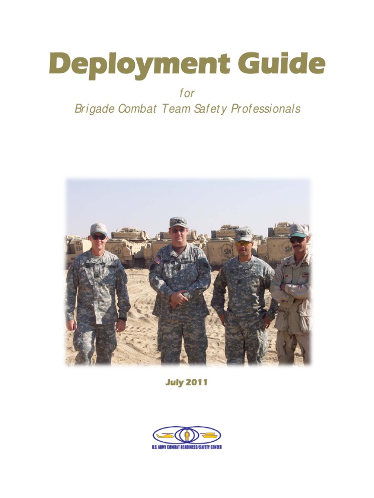 Deployment Guide For Brigade Combat Team Safety Professionals | PDF ...