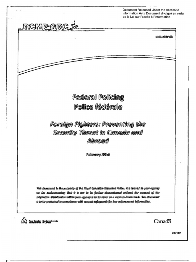 RCMP | PDF | Arrest | Crime & Violence