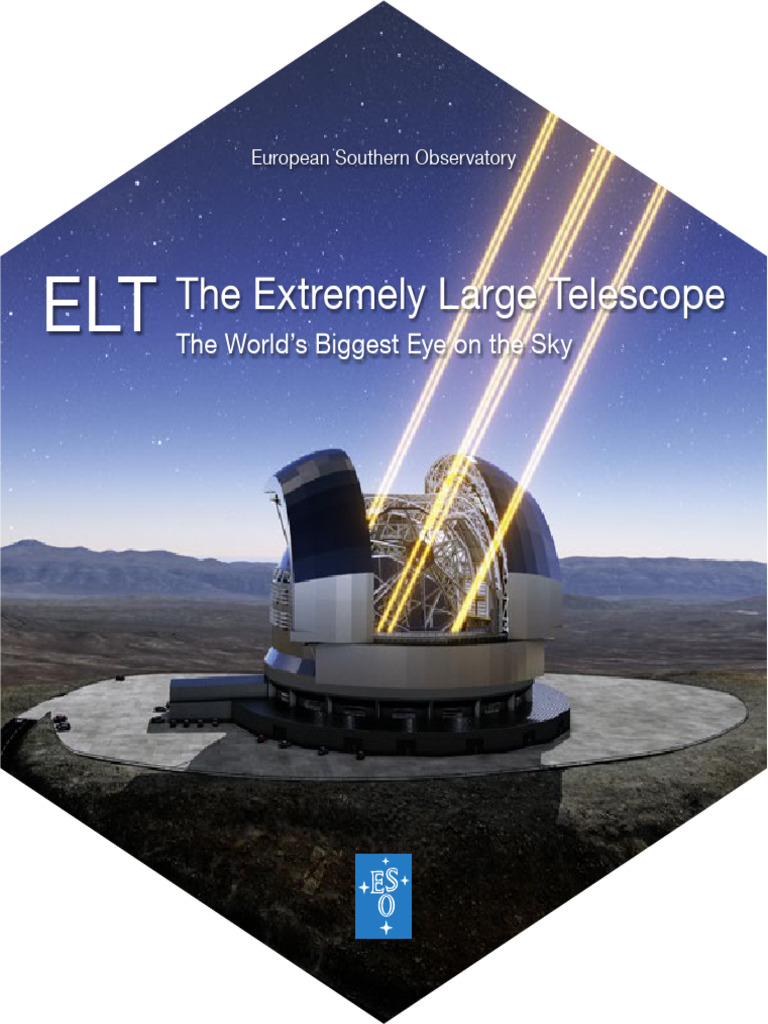 Brochure: ELT (English) | PDF | Telescope | Outer Space