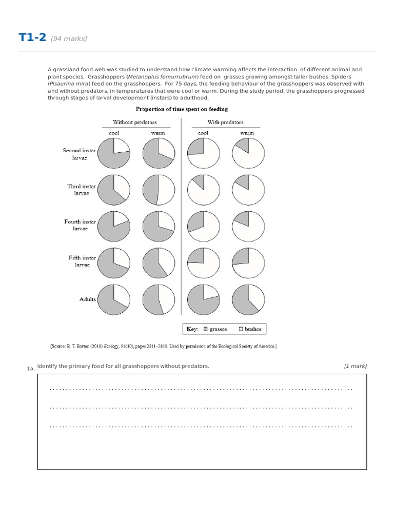 T1-2 T (IB Biology Topic 2 Question Bank) | PDF | Mitosis | Cell (Biology)