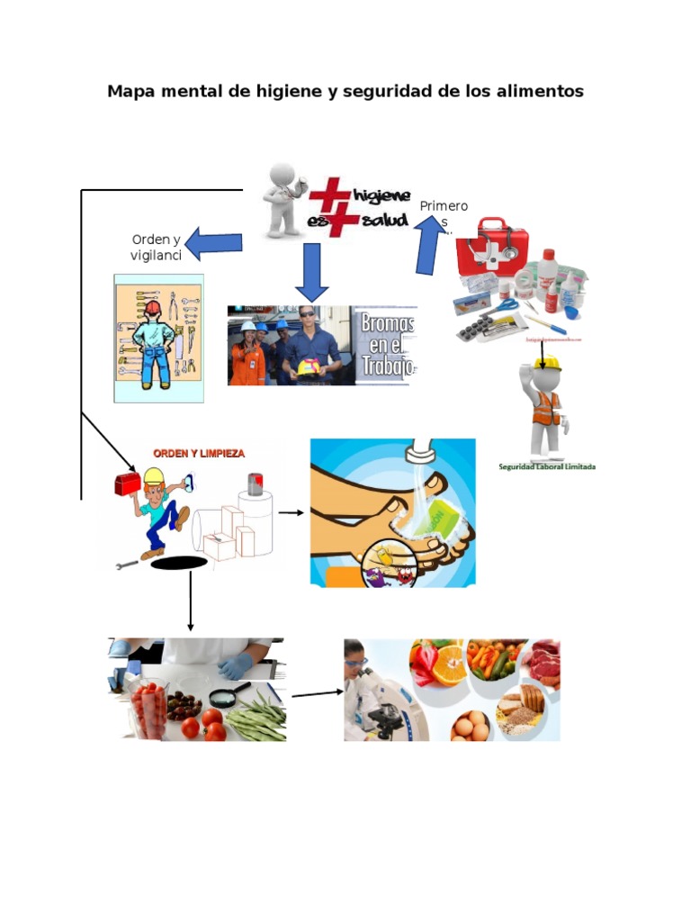 Mapa Mental de Higiene y Seguridad de Los Alimentos | PDF
